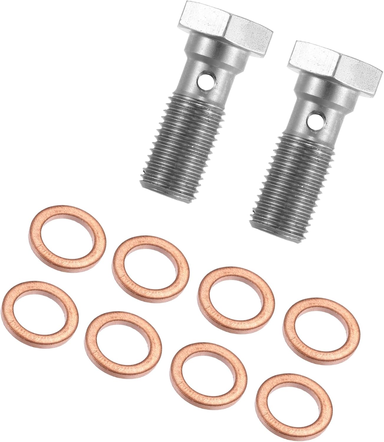 Amazon.com: Motoforti 2pcs Stainless Steel AN3 3/8-24 Thread Turbo ...