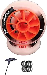 Amazon.com: GOKIRUXX 2pcs/ 3 Pack 90mm 100mm 110mm 125mm Speed Inline Skate Wheels Professional ...