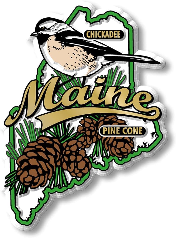 Amazon.com: Ohio State Bird and Flower Map Magnet by Classic Magnets, 3 ...