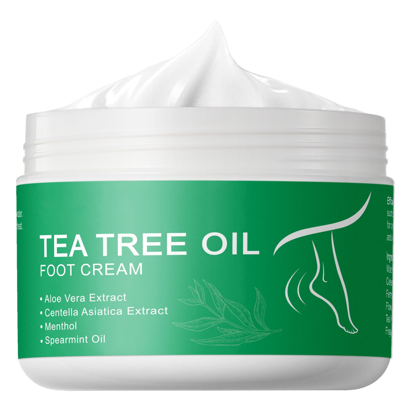 Amazon.com : BYOTOUTY Tea Tree Oil Foot Cream for Dry Cracked Heels ...