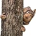 garden mile® Fairy Garden Elf Tree Peeker Novelty Garden Ornaments ...