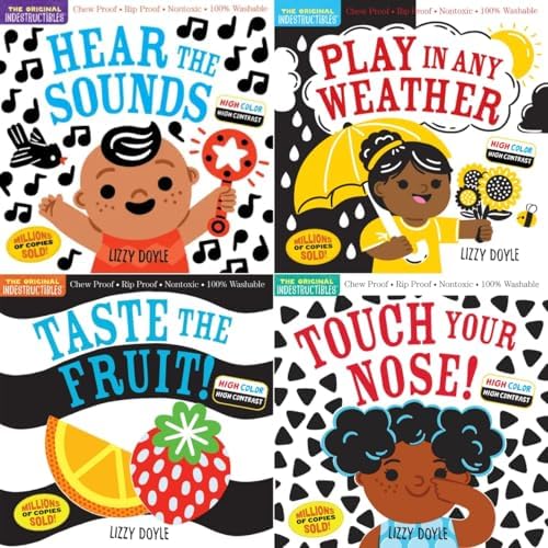 Indestructibles: High Color High Contrast Series 4 Books Set - Hear the ...