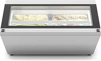 KoolMore KM-CGD-8HP 31 in. Countertop Ice Cream Display case with 4 ...