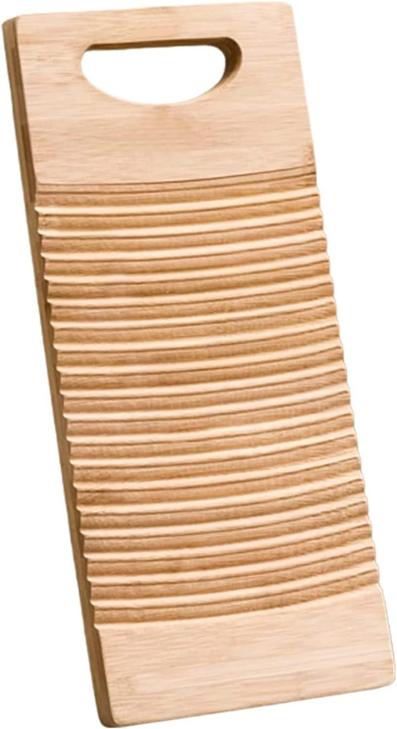 Amazon.com: TIANSDL Bamboo Hand Washboard for Laundry Washing Clothes ...