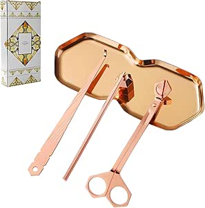 Amazon.com: Premium 4 in 1 Candle Accessory Set - Candle Wick Trimmer ...