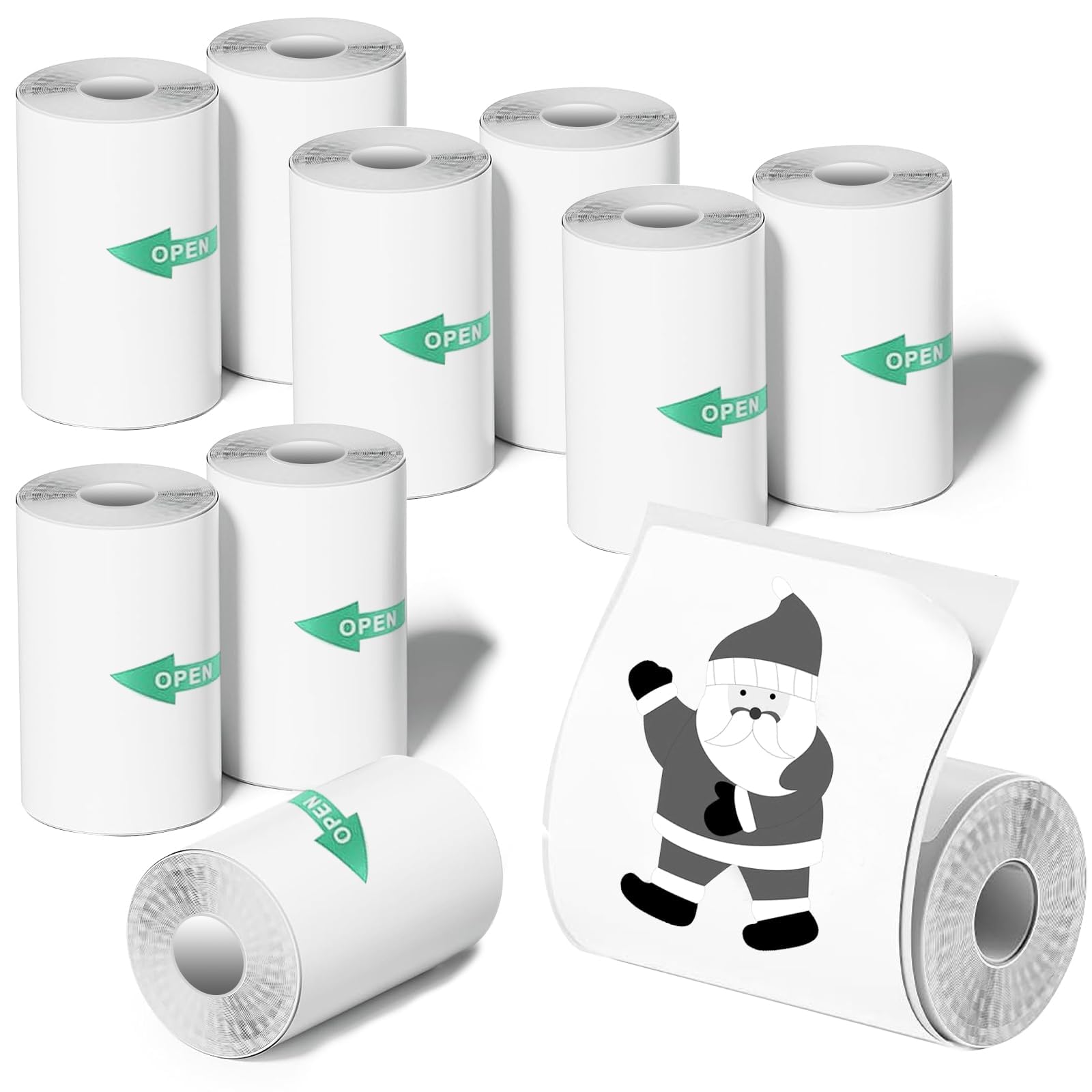 Amazon.com : 10 Rolls Mini Thermal Printer Paper, Mini Printer Paper 57 ...