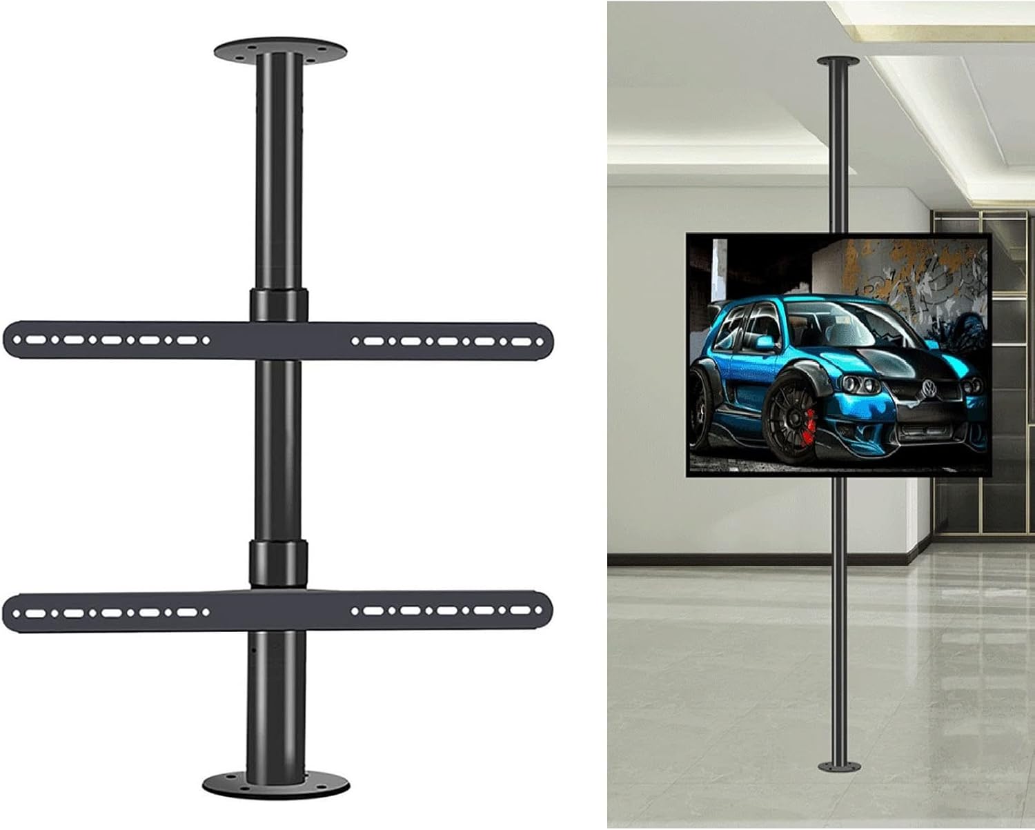 Amazon.com: Fits 32-75inch TV Ceiling Mount Adjustable Bracket - LCD TV ...