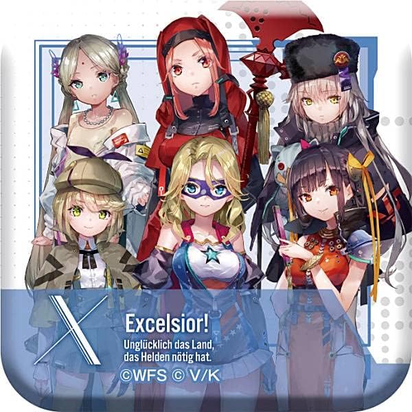 [Troops 31X] Heaven Burns Red Square Can Badge Collection : Amazon.co ...