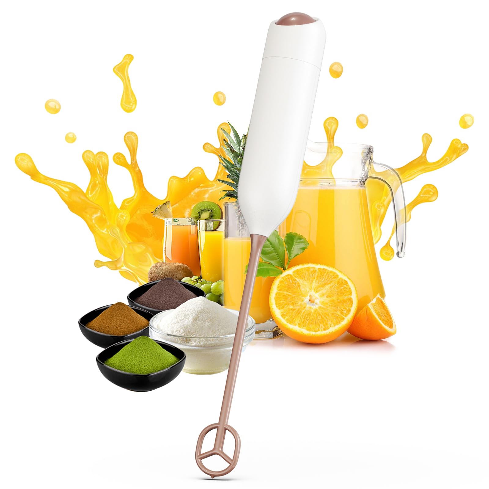 Buy CIRCLE JOY Portable Drink Mixer Handheld, No Foam, No Clumps ...