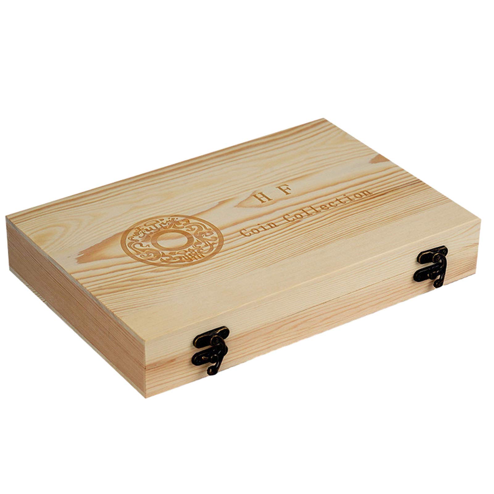 Wood Coin Cases Wooden Coin Case For Coin Set Safe Albums