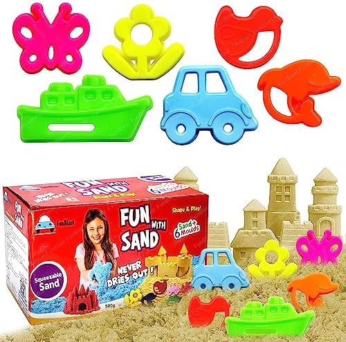 Buy FunBlast Creative Sand for Kids – Natural Kinetic Sand Kit for Kids ...