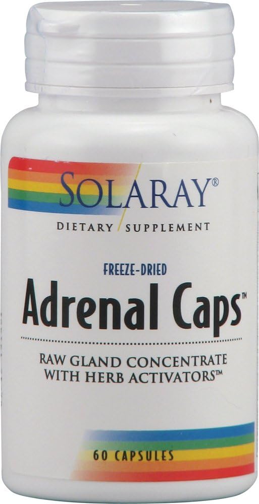 Amazon.com: SOLARAY Adrenal Caps (60 Capsules) : Health & Household