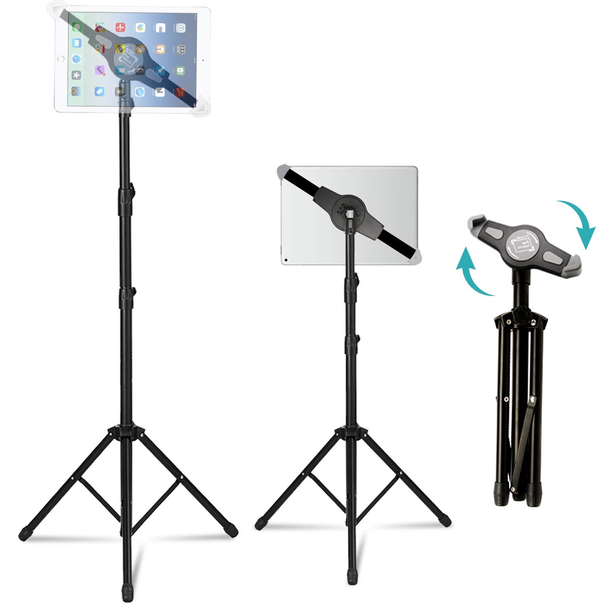 Foldable Floor Tablet Tripod Stand Mount Anko Ipad And Tablet ...