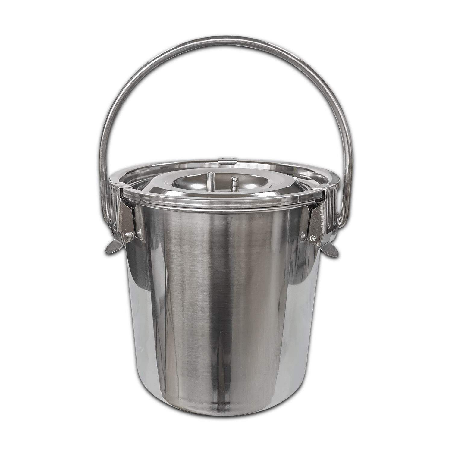 Snapklik.com : Hantop Milking Machine Accessory Stainless Steel Milk Bucket