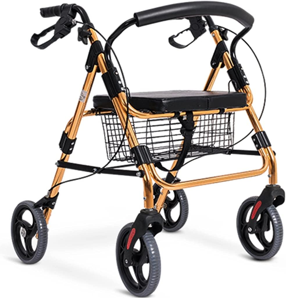 Amazon.com: Folding Rollator Rollator Walkers Rollators Lightweight ...