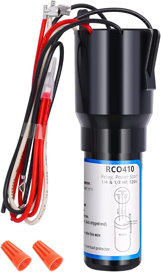 RCO410 Compresseur 3 en 1 Kit de condensateur à démarrage dur ...