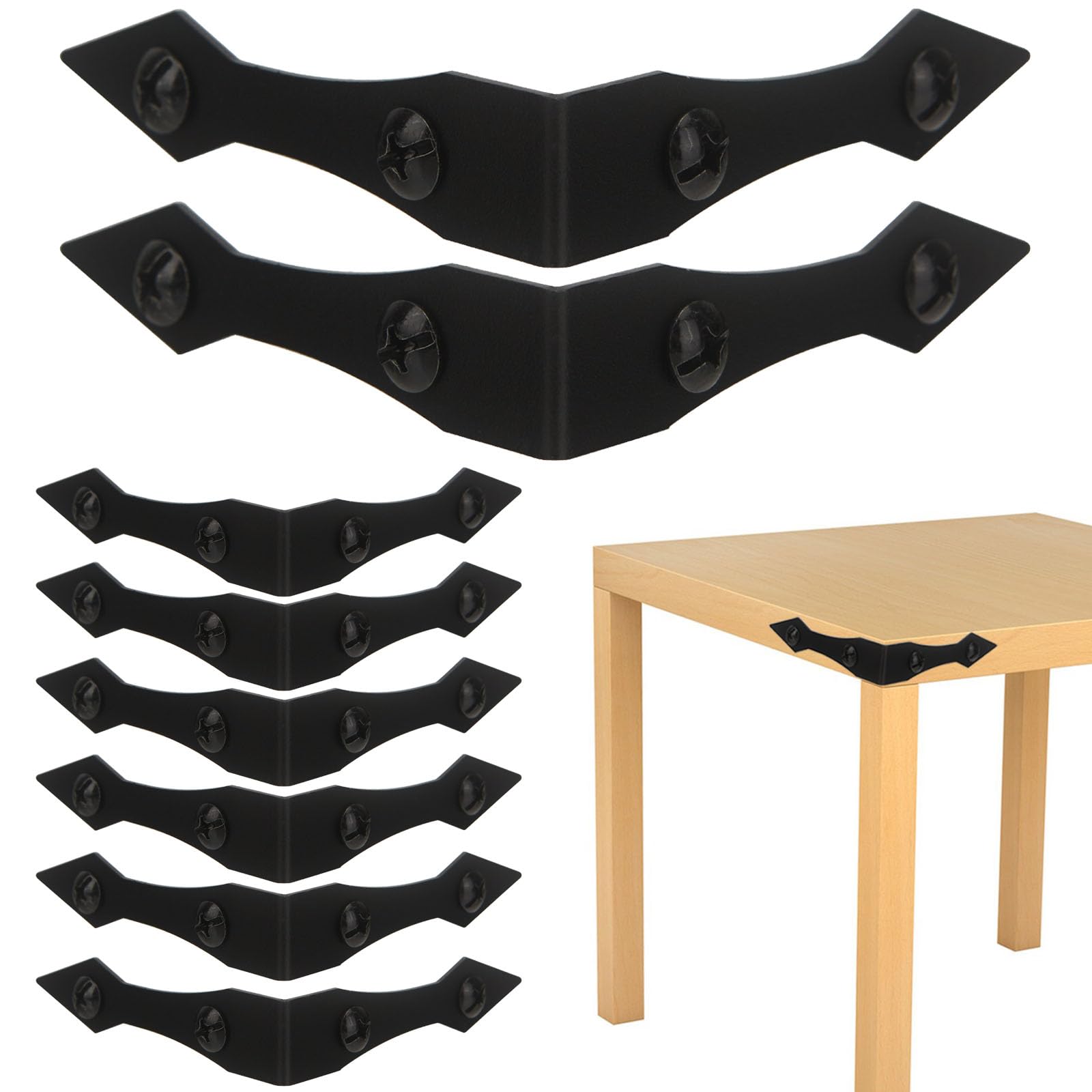 Amazon.com: 8Pcs Furniture Metal Corner Protectors Vintage,Black ...