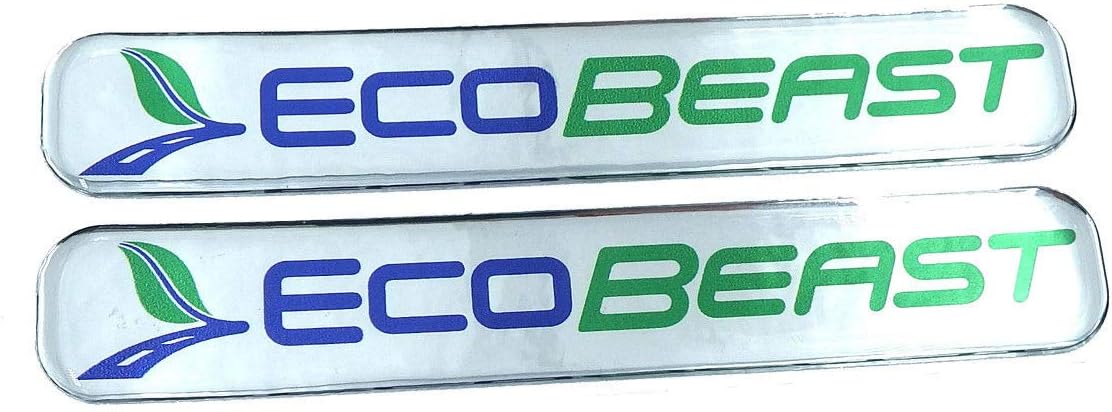 Amazon.com: EcoBeast black Domed Decal Emblem car biker stickers 5"x 0. ...