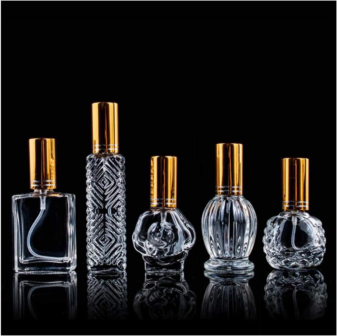 Amazon.com : Empty Frosted Glass Spray Bottle 3.4oz, Perfume Atomizer ...