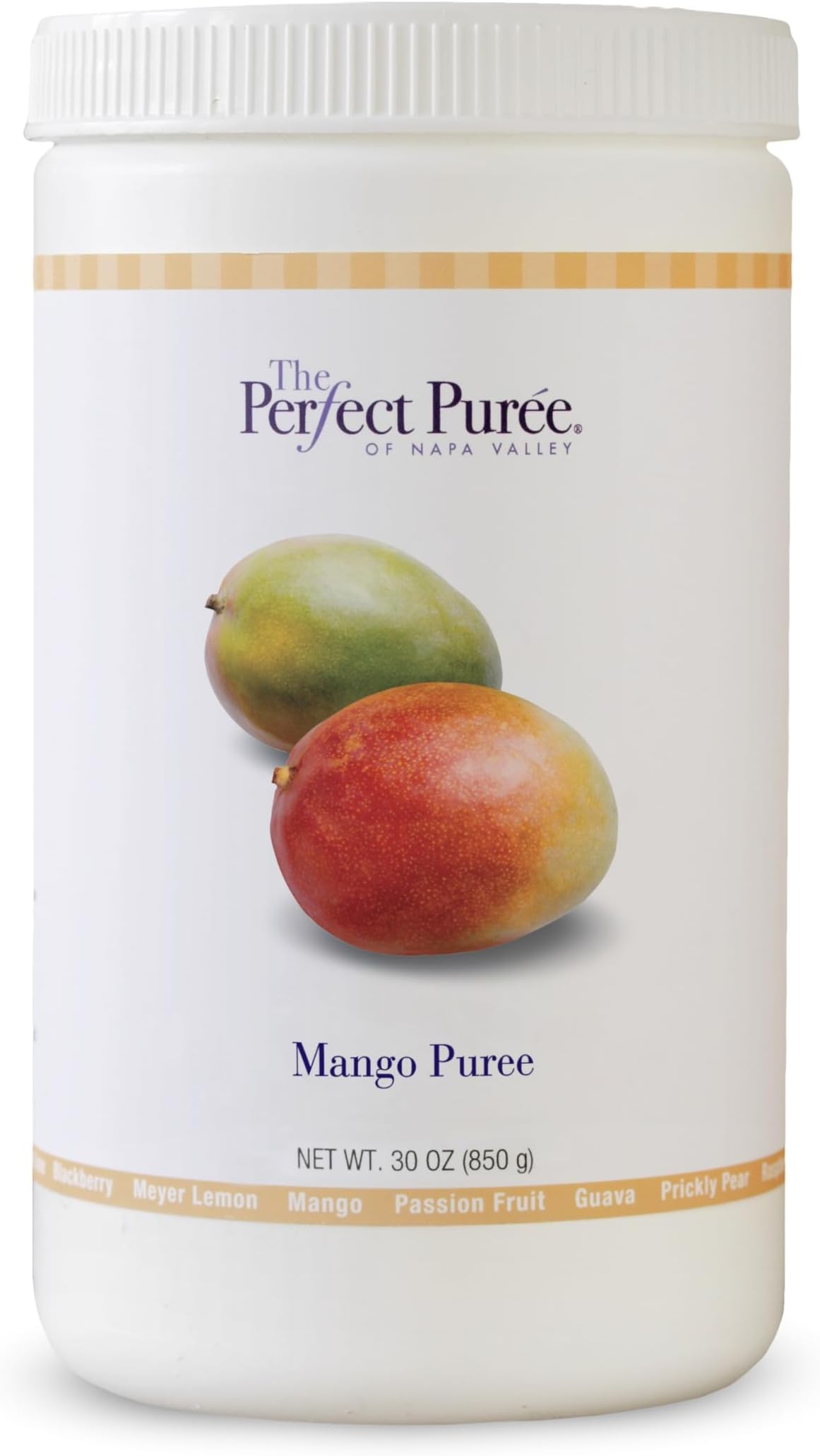 Amazon.com : The Perfect Puree White Peach Puree, 30 Ounce - 6 per case ...