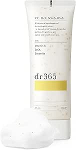 Amazon | dr365 V.C. メルトスクラブウォッシュ 洗顔 フォーム ビタミンc 毛穴 スキンケア セラミド シカ 敏感肌 保湿 合成香料 着色料フリー 美肌 黒ずみ トーンアップ ...