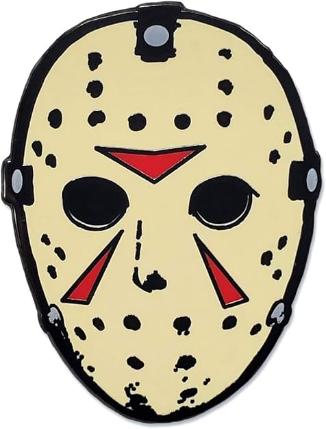 Amazon.com: Ata-Boy Friday the 13th Jason's Mask 1.12" Full Color ...