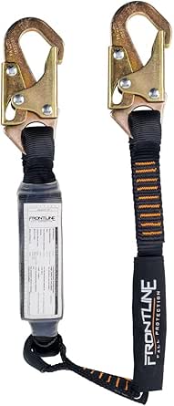 Frontline LIS31S Combat™ 3' Single Leg Snaphook Lanyard with Internal ...