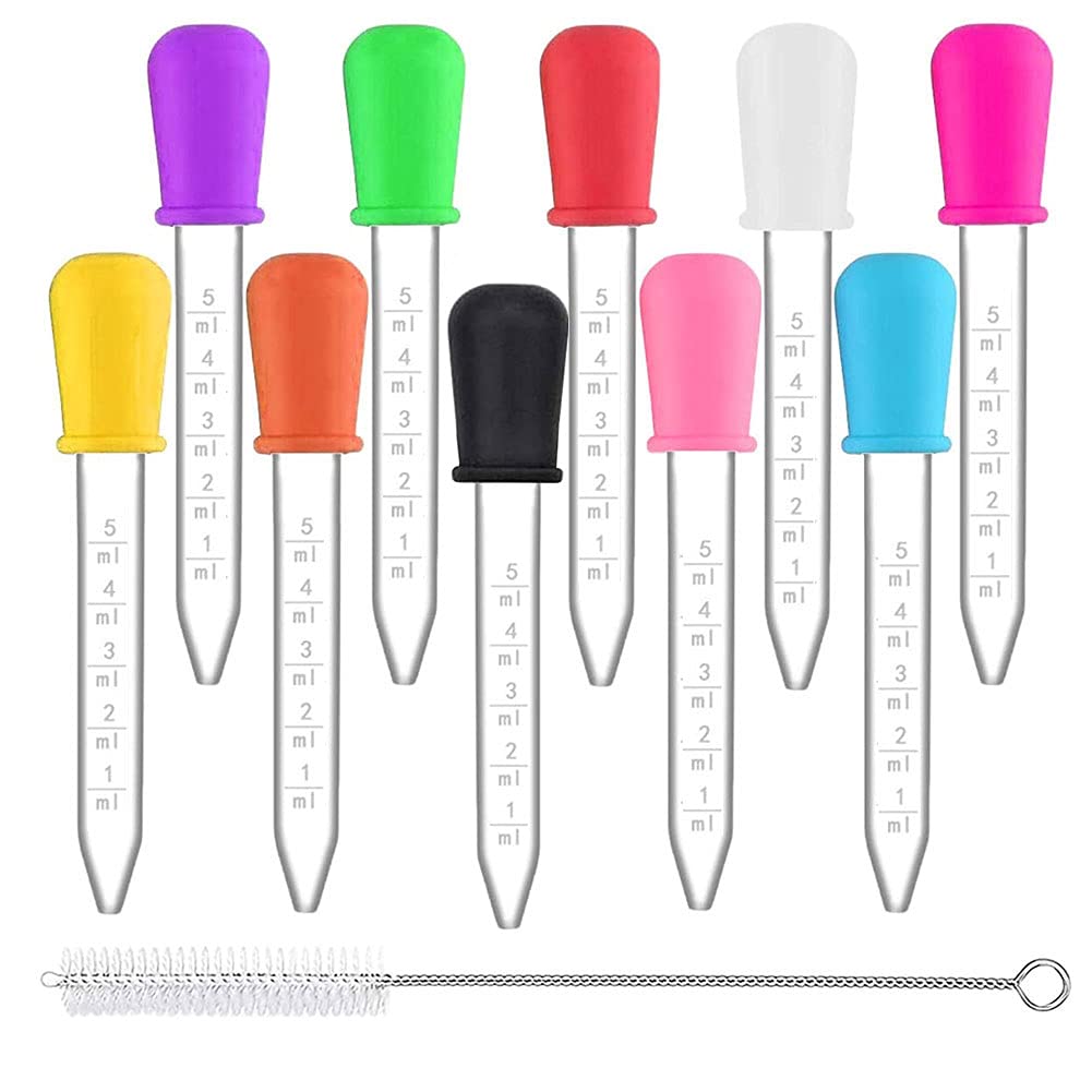 Buy Rusee Eye Dropper,10 Pcs Liquid Droppers,Pipettes Dropper,5ML ...