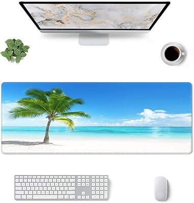 Amazon.com: Monet Water Lilies Mouse Pad Stitched Edge XL Large ...