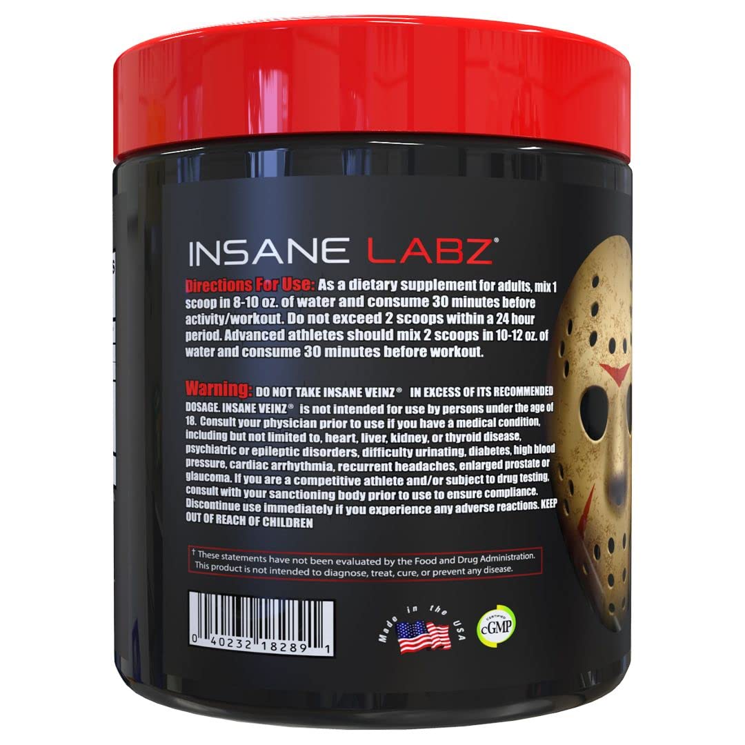 Snapklik.com : Insane Labz Insane Veinz Non Stimulant NO Enhancing ...