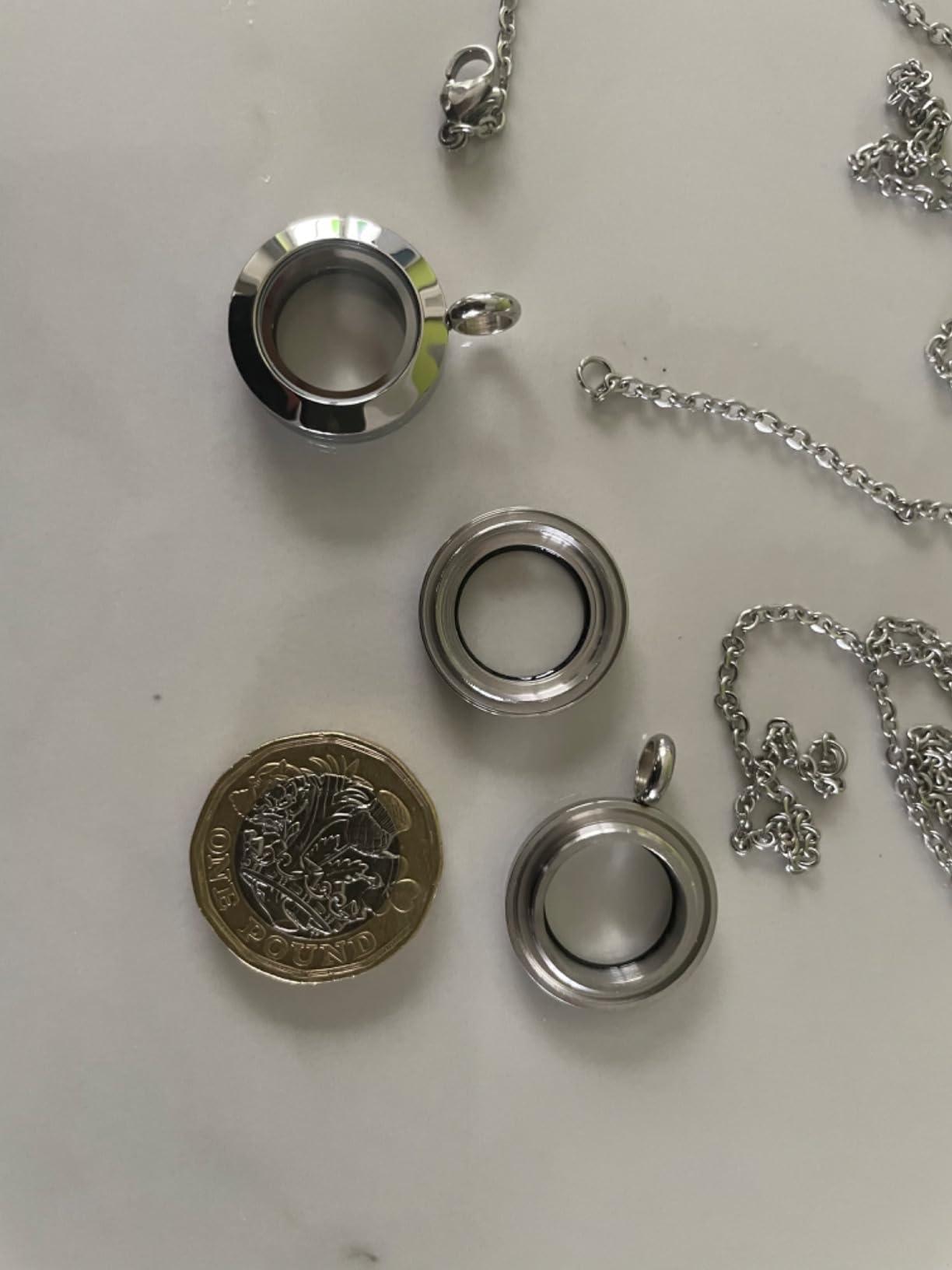 UNICRAFTALE 2pcs Stainless Steel Floating Locket Pendants Crystal ...