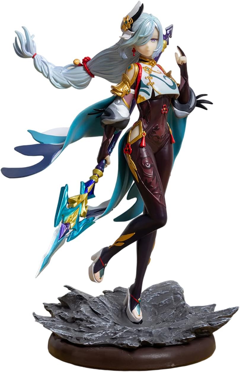Amazon.com: CALEMBOU Anime Figure Shenhe Figure 1/7 PVC Home Decoration ...