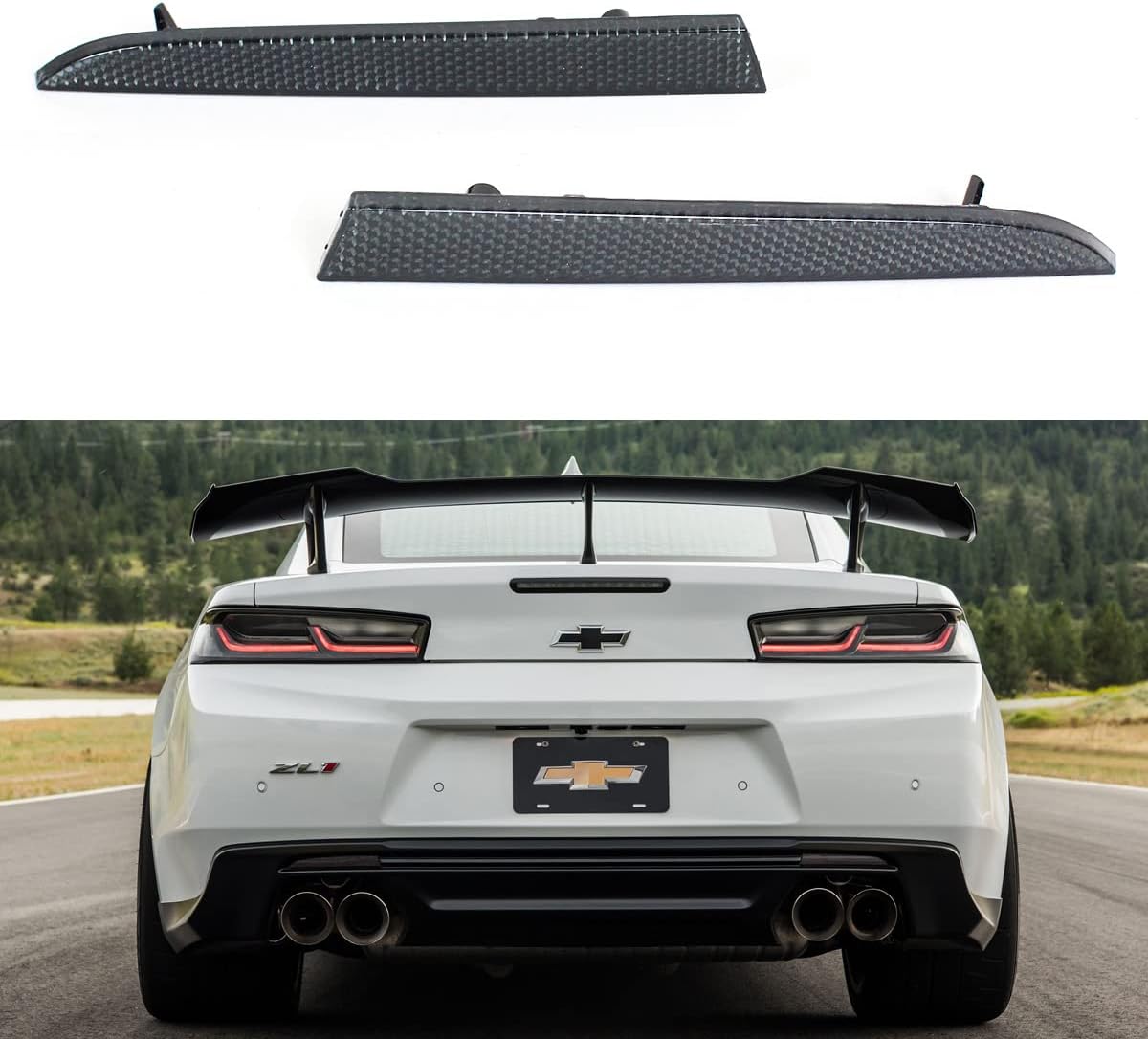 Amazon.com: Authority Motorsport Rear Diffuser Compatible with Dual ...