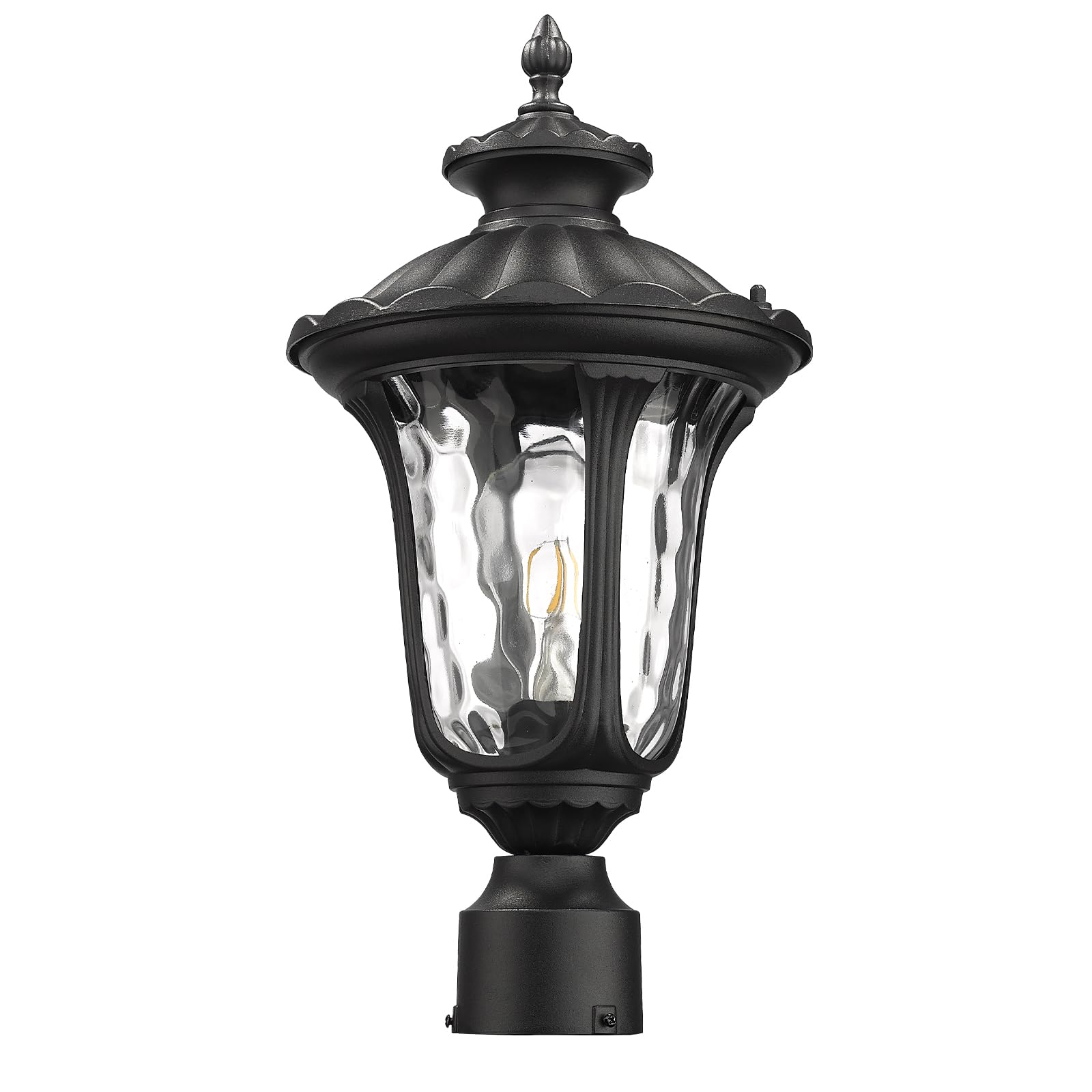 Luminzone Outdoor Post Lights Fixtures Lamp Post Light Fixture, Pole ...