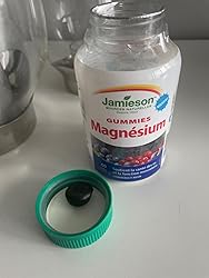 Jamieson Magnesium Gummies - Cranberry Grape Flavour, 60 Count (Pack of ...