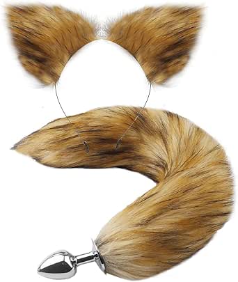 Adult Cosplay Costume Cow Ear Headband Adult Costume Sexy Plush Anal ...