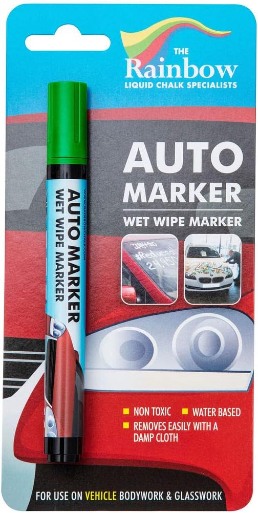 Amazon.com: Window Markers for Glass Washable Car Window Paint Pen- Dry ...