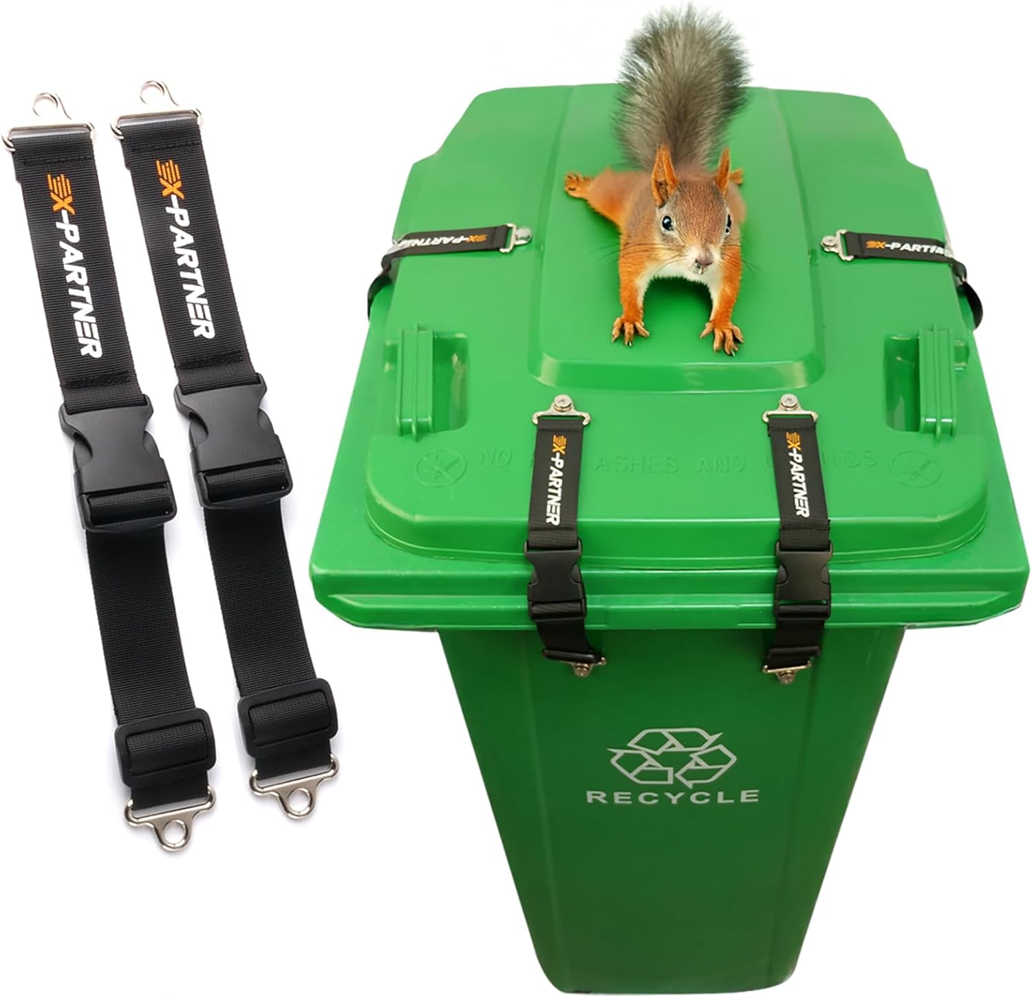 Amazon.com: 2PCS Heavy-Duty Bear Proof Trash Can Locks - Animal-Proof ...