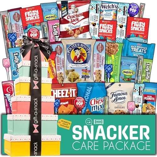 Amazon.com: Gift A Snack - Tower Snack Box Variety Pack Care Package ...