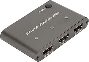 HD Multimedia Interface Switch, Synchronized Sound 4K HD 3 Port Video ...