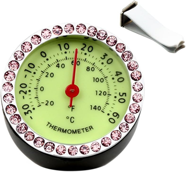 Amazon.com: idain Car Dashboard Thermometer - Mini Vehicle Thermometer ...