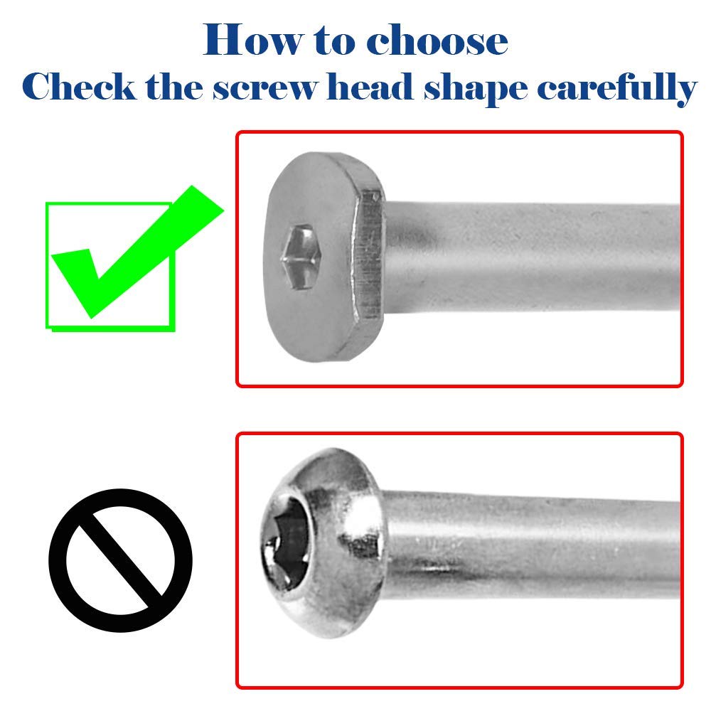 Snapklik.com : OTFAITP Front Wheel Screw Assembly For Kids Scooters