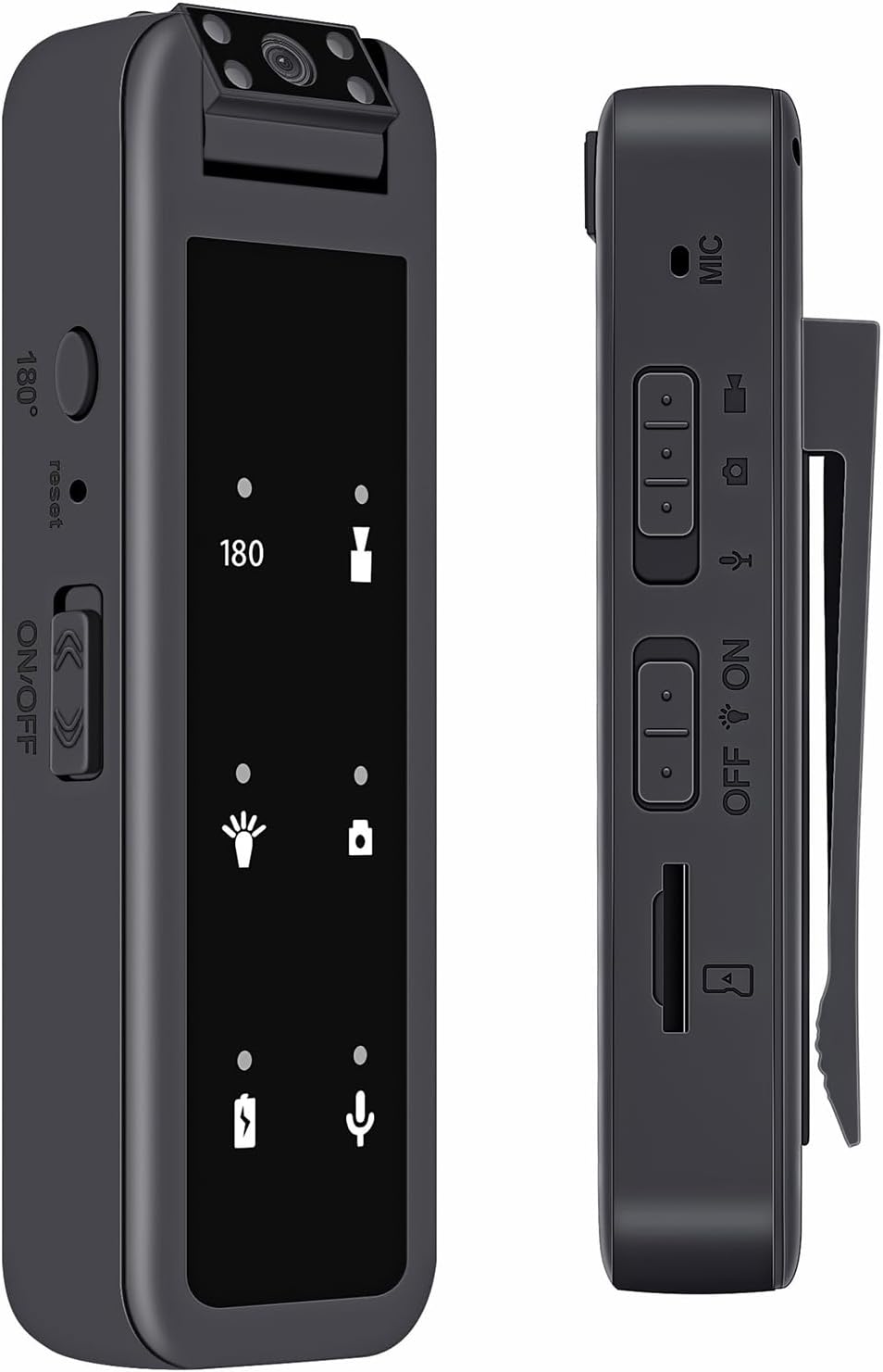 Amazon.com: BOBLOV 007 64GB Mini Body Cameras, User Friendly, Portable ...