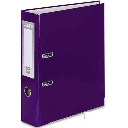 [Pack of 10] Purple A4 Lever Arch Files 70mm Paper Storage Archive ...