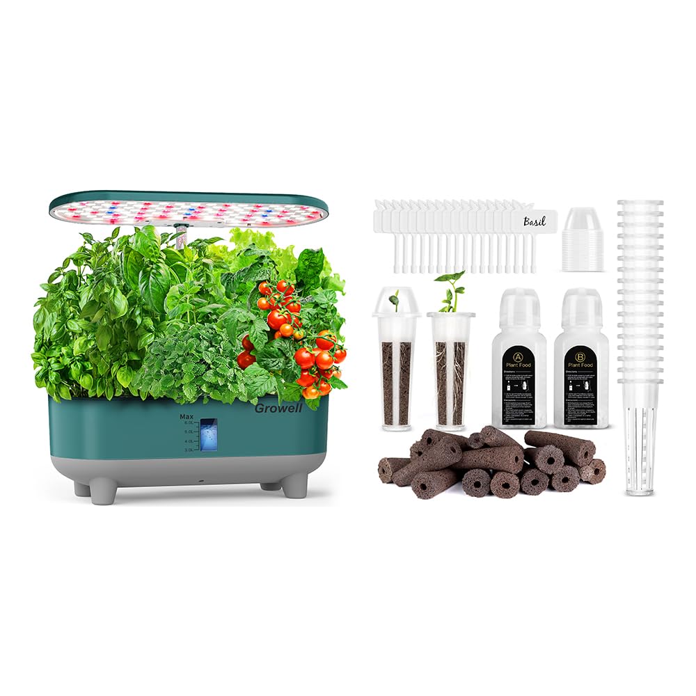 Amazon.com: Growell 16 Pods Hydroponics Growing System Kit & Seed Pod ...
