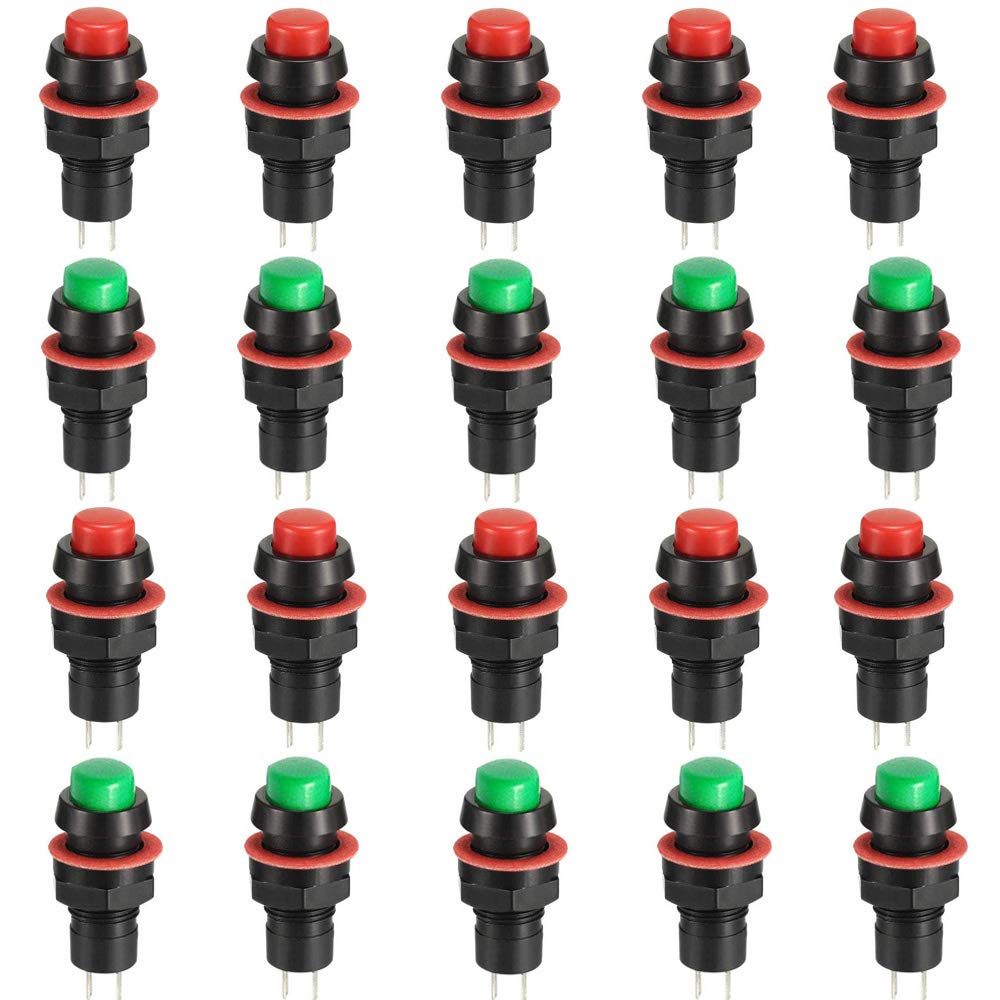 Buy RUNCCI-YUN Self-Locking Latching Push Button Switch, Latching SPST ...