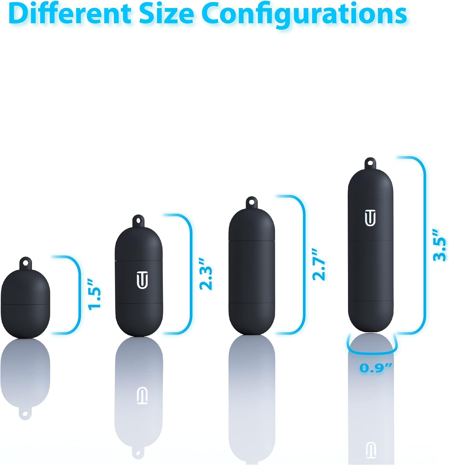 UniTube – Llavero universal para pastillas con 5 configuraciones de ...