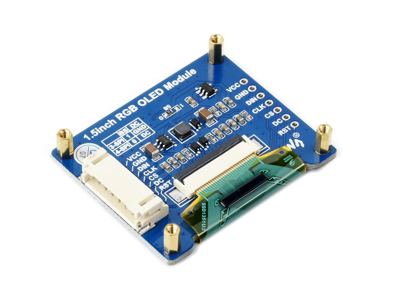 Snapklik.com : Waveshare 15inch RGB OLED Display Module 128128 ...