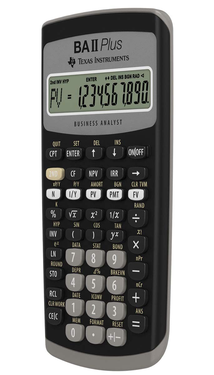 (Texas Instruments) Advanced Financial Calculator (BA II Plus): Buy ...