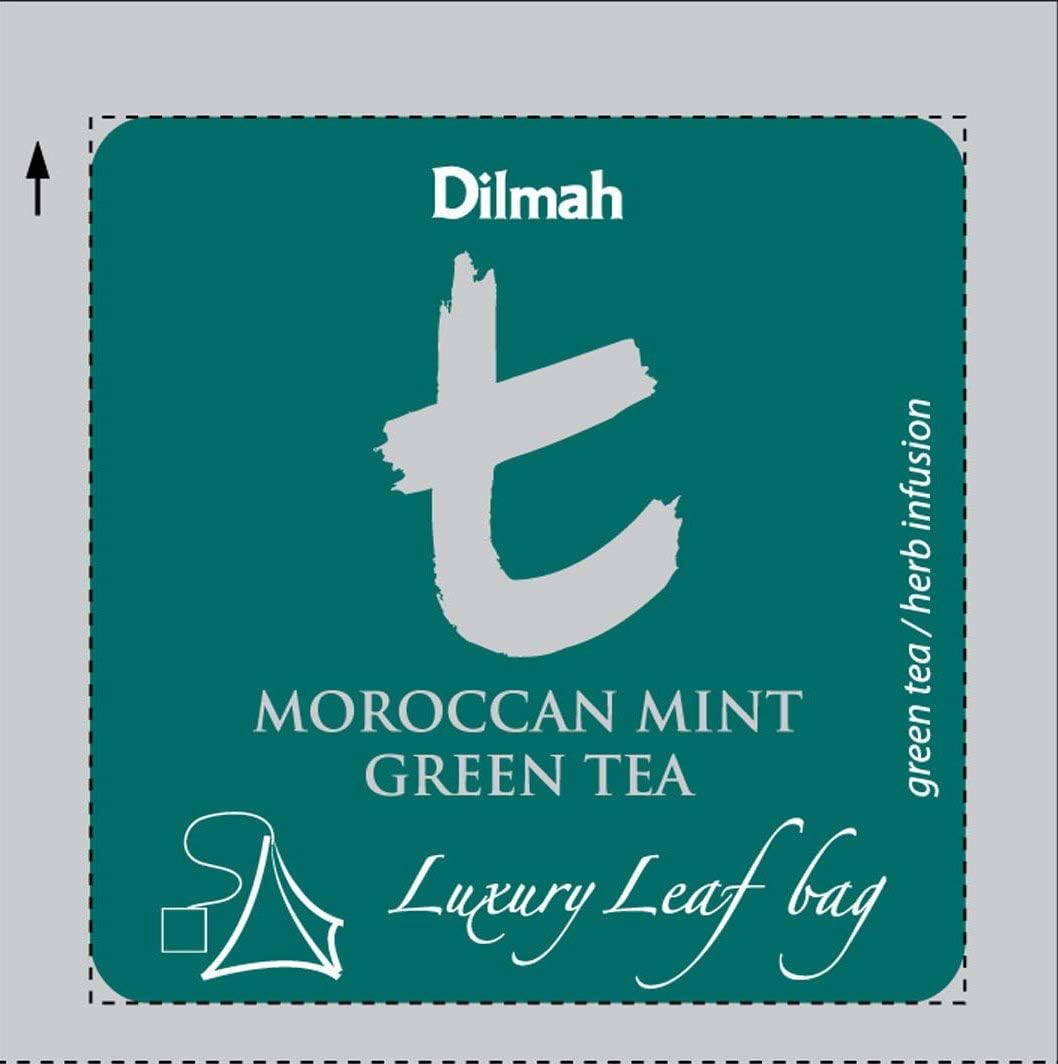 Amazon.com : Dilmah | Moroccan Mint Green Tea | T-series Biodegradable ...